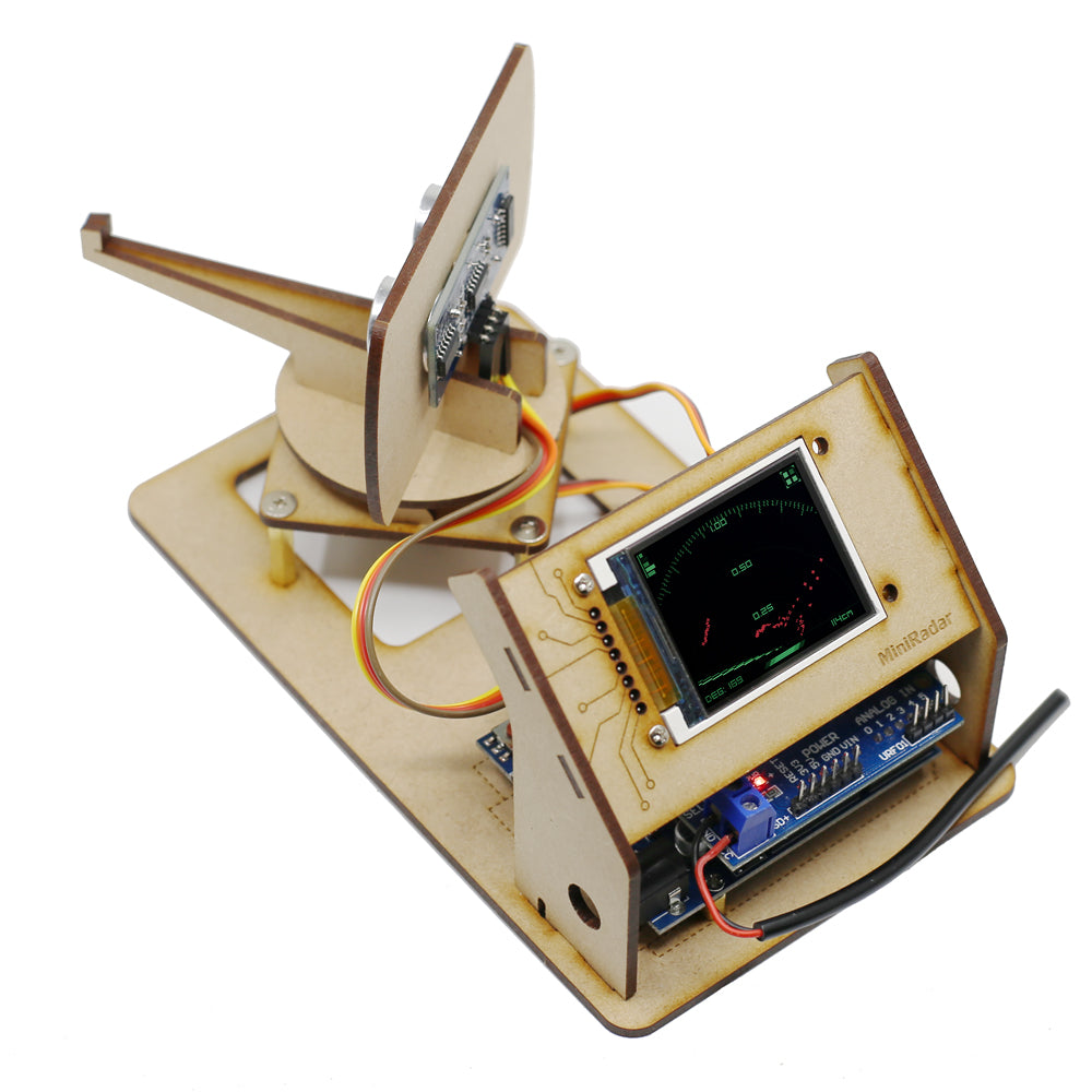 Mini Radar Ultrasonic Radar Maker Open Source Arduino Project Tft Lcd