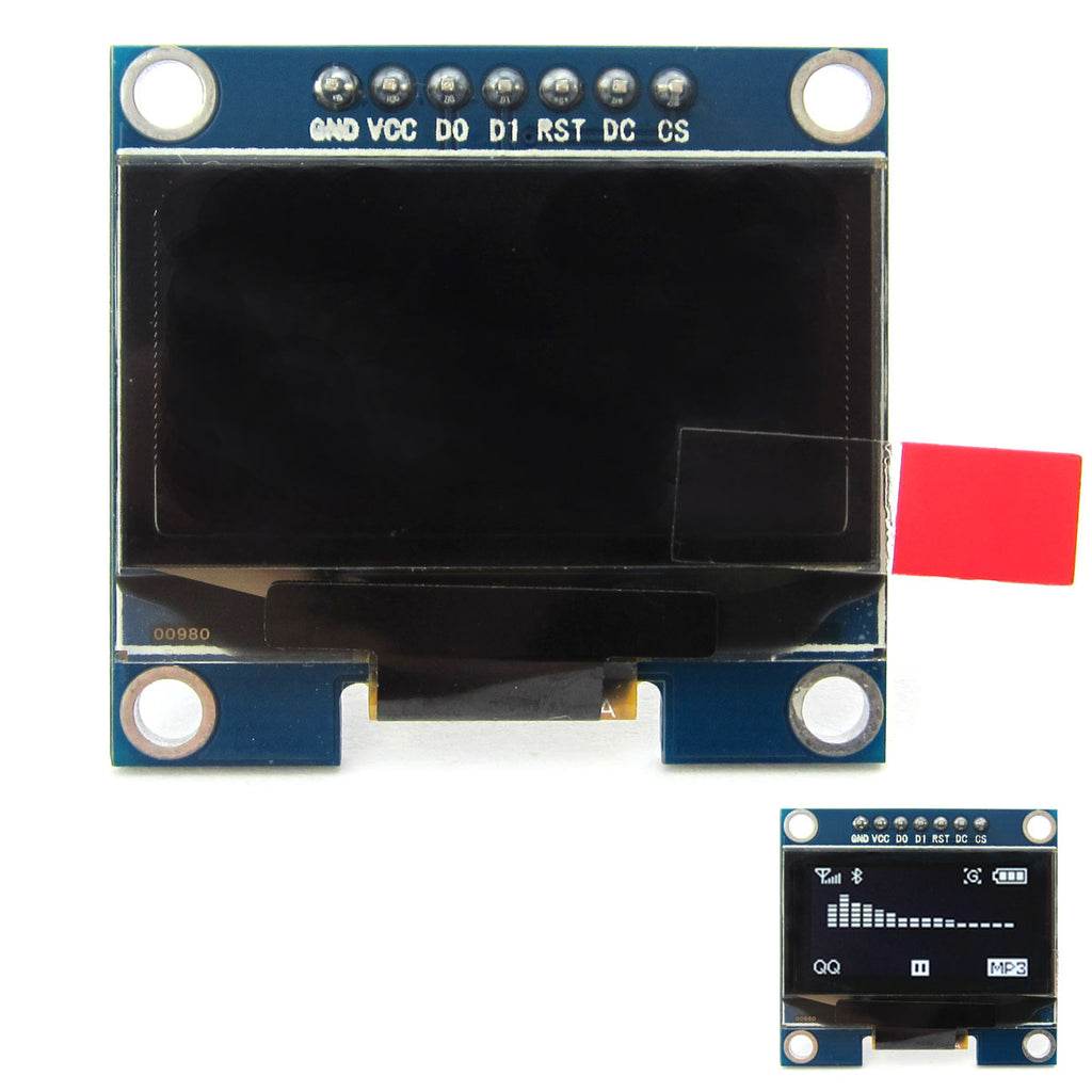 1.3" 128x64 SPI Interface White OLED Module for Arduino / RPi / STM32 – pfdeal