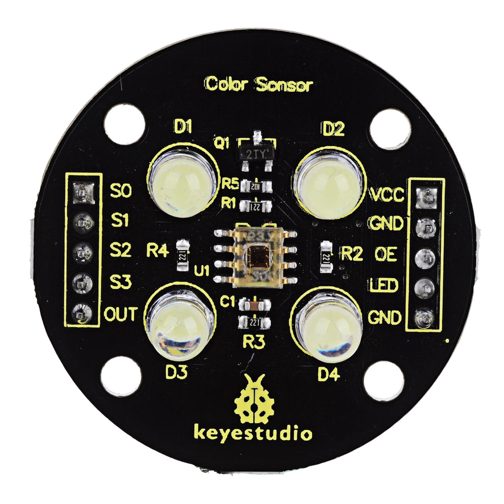 Keyestudio TCS3200 Color Sensor for Arduino - Black + Yellow – pfdeal
