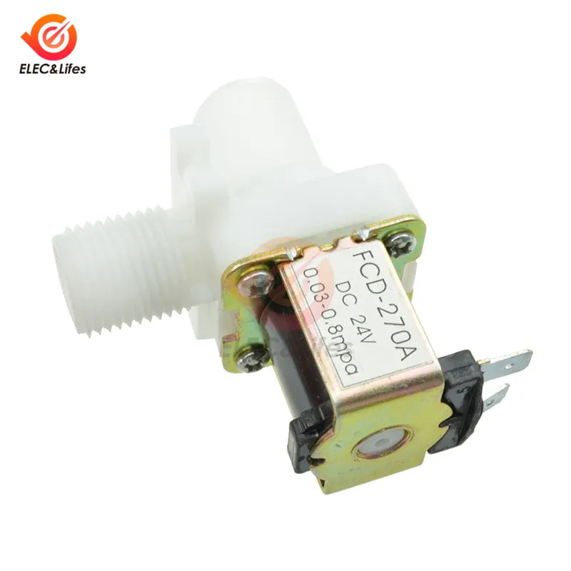 1/2" Plastic Solenoid Valve 12V 24V 220V Magnetic Washing Machine – pfdeal