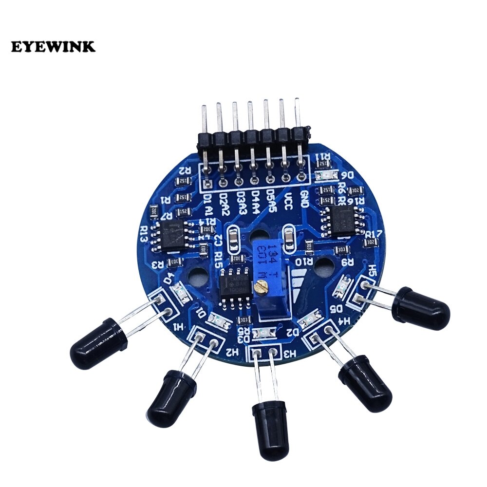 5 channel flame five channel flame sensor module analog digital dual o ...