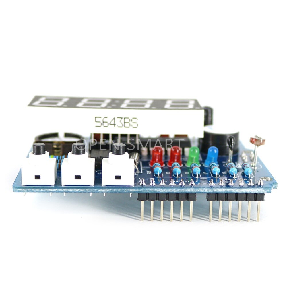 Clock Shield RTC Module DS1307 Multifunction Expansion Board 4 Digit D ...