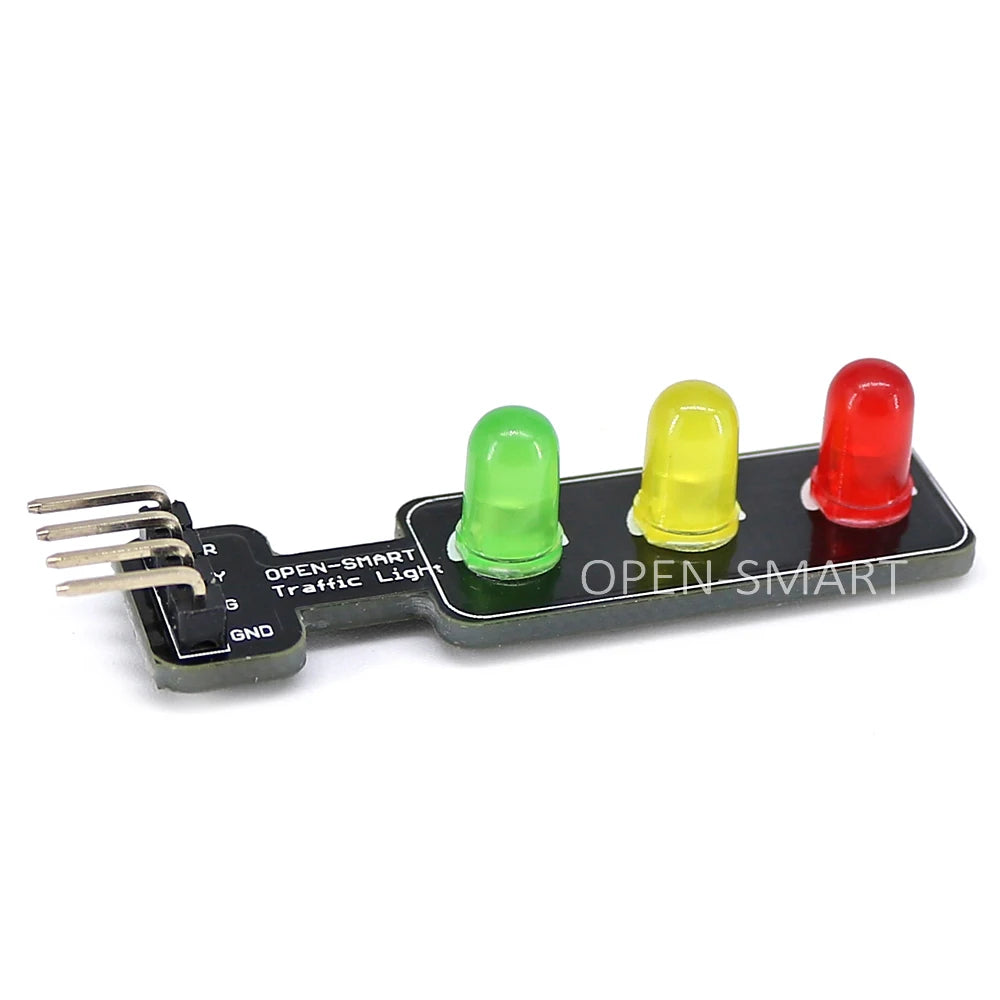 Traffic Light LED Display Module Onboard Red Yellow Green 5mm LED Grea ...