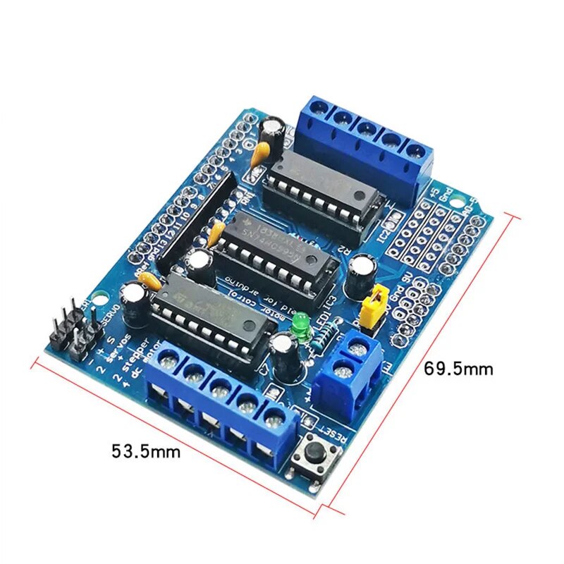 L293D Motor Control Drive Shield dual For arduino Mega2560 4 Channel L ...