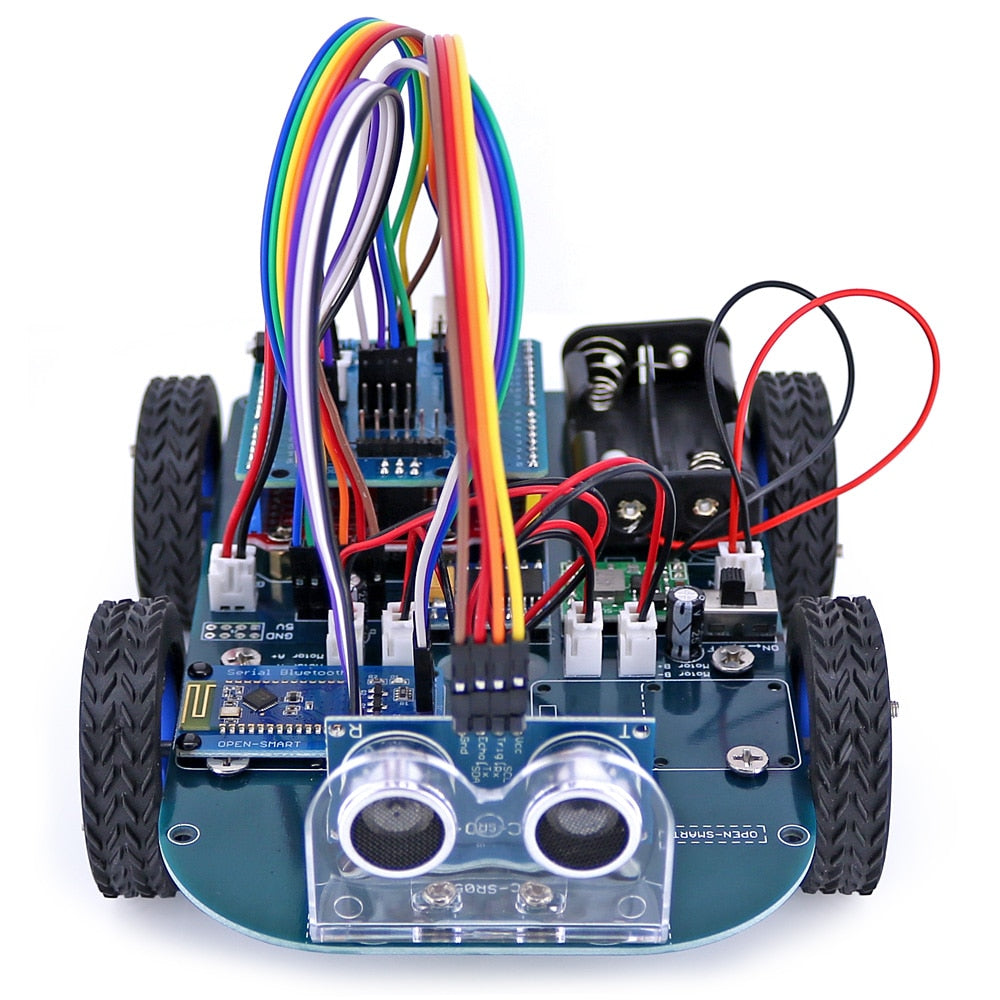 N20 Gear Motor 4WD Smart Robot Car Kit Bluetooth-compatible Control wi ...