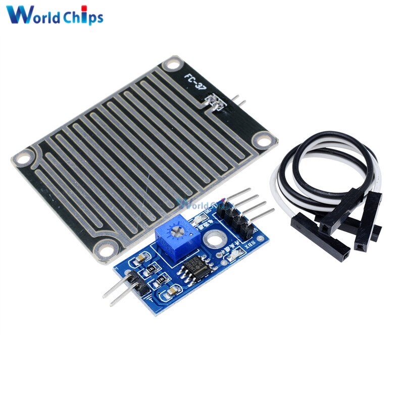 1set Snow Raindrops Detection Sensor Module Rain Weather Humidity Mod Pfdeal