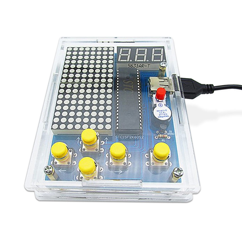 DIY Game Kit Retro Classic Electronic Soldering Kit , Tetris/Snake/Pla ...