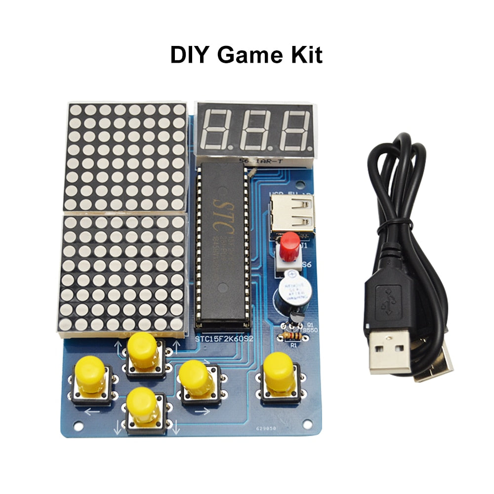 DIY Game Kit Retro Classic Electronic Soldering Kit , Tetris/Snake/Pla ...
