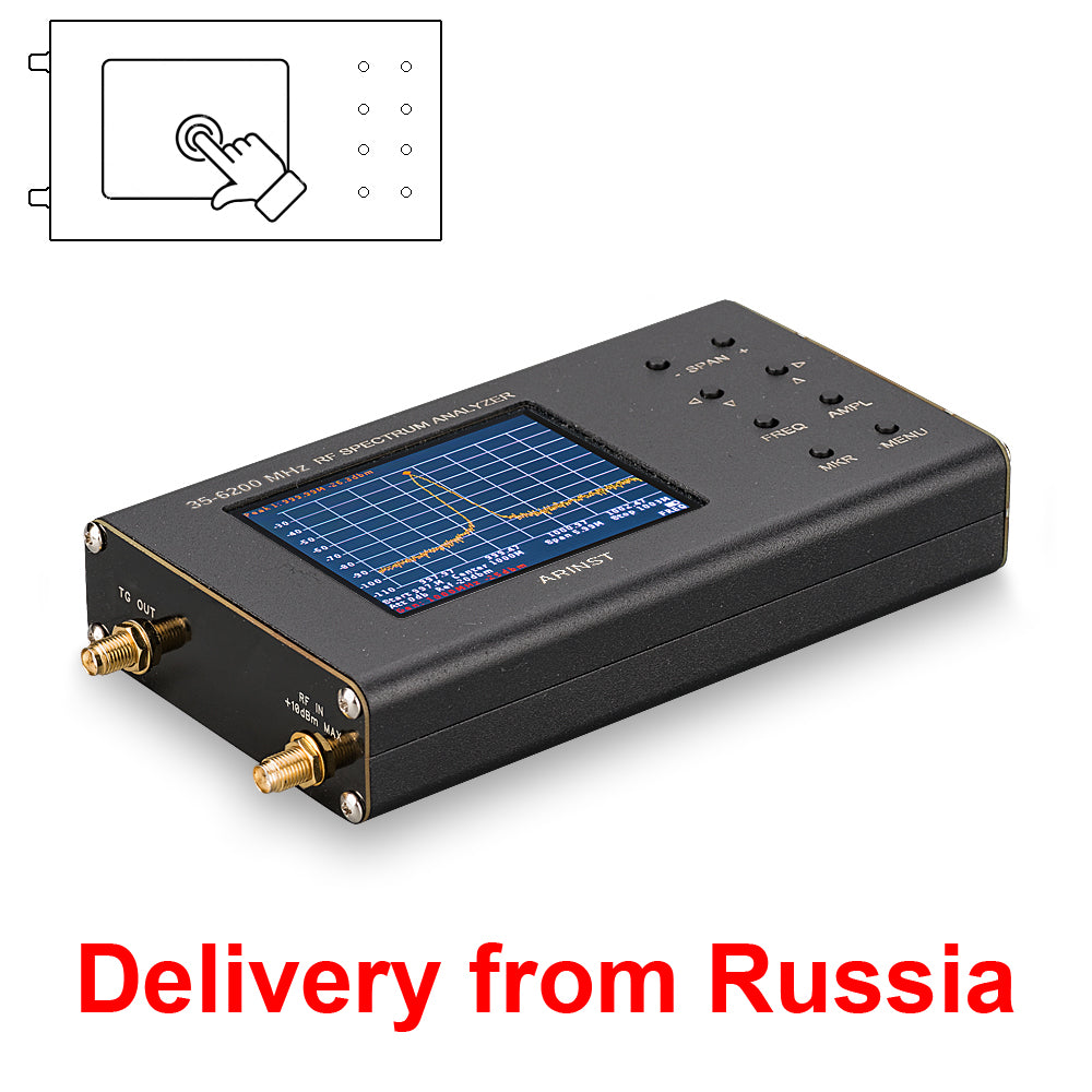 Portable RF Spectrum Analyzer Arinst Spectrum Explorer SSA-TG R2 With ...