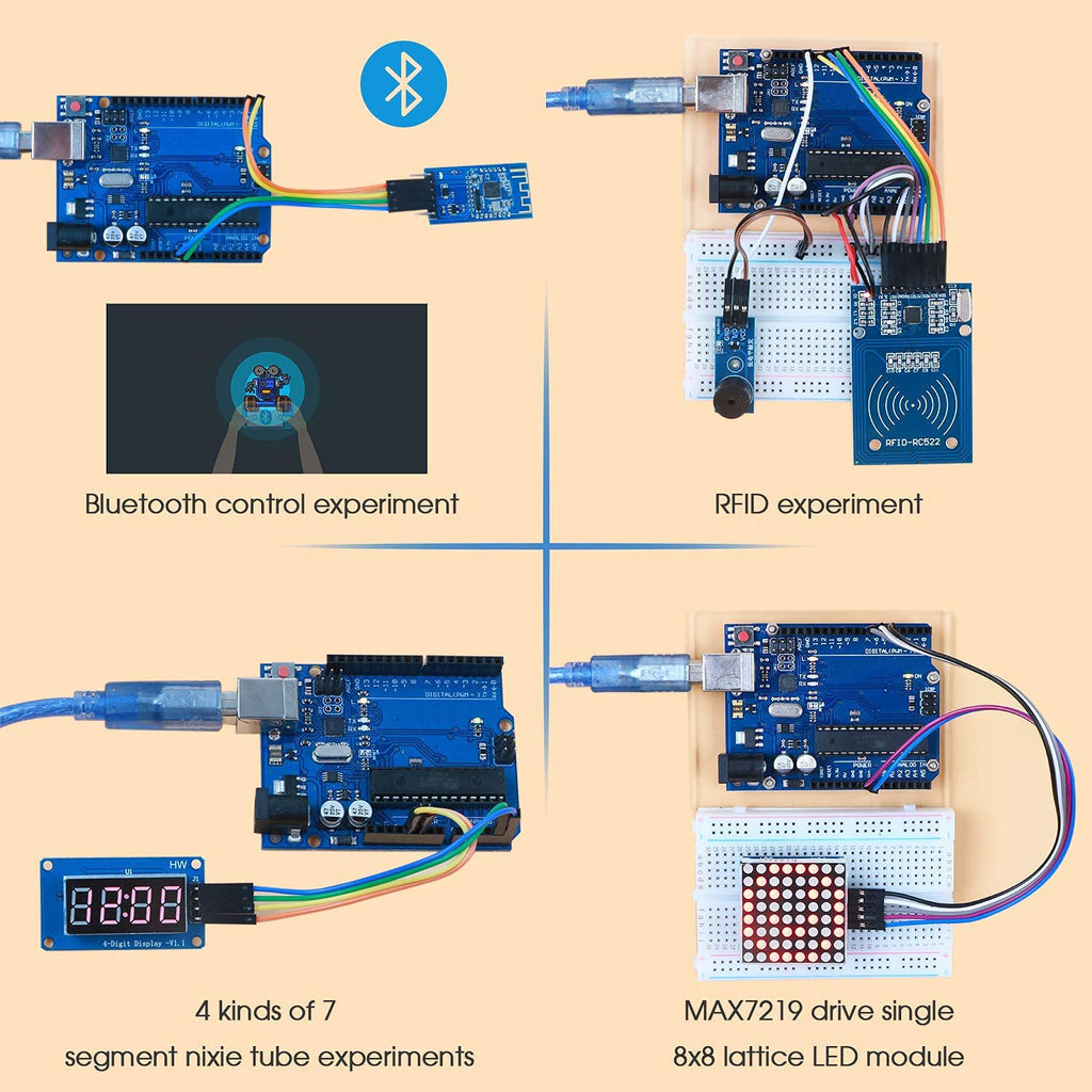RFID Starter Kit for Arduino UNO R3 Upgraded version Learning Suite Re – pfdeal