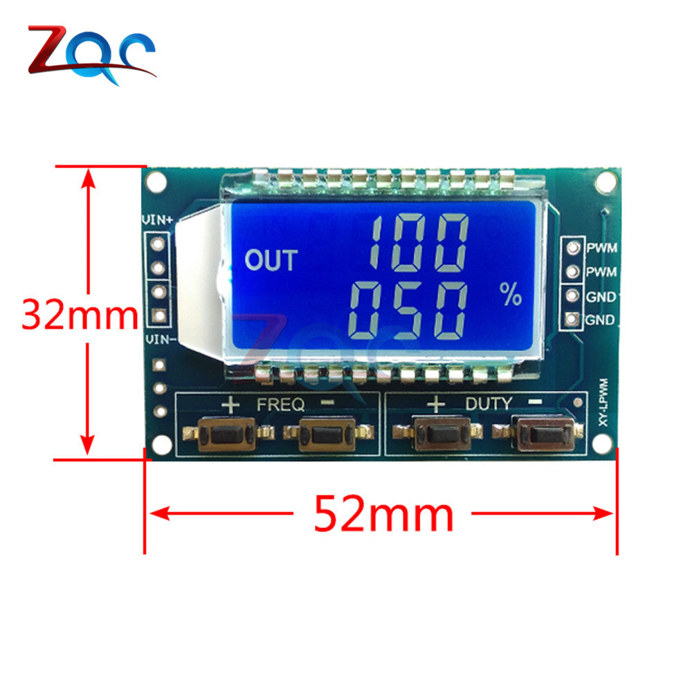 Signal Generator PWM Pulse Frequency Duty Cycle Adjustable Module LCD ...