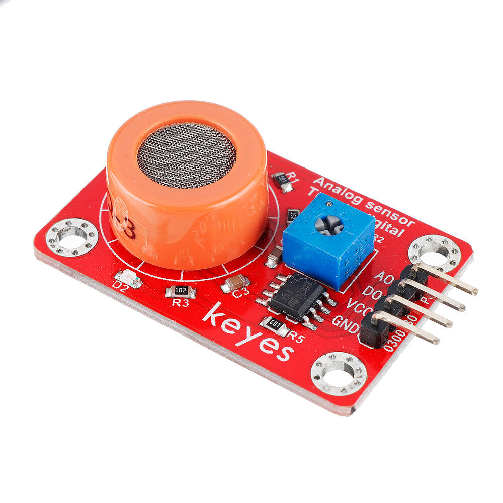 Keyes Brick MQ-3 Alcohol Sensor Module with Pin Header Digital Signal ...