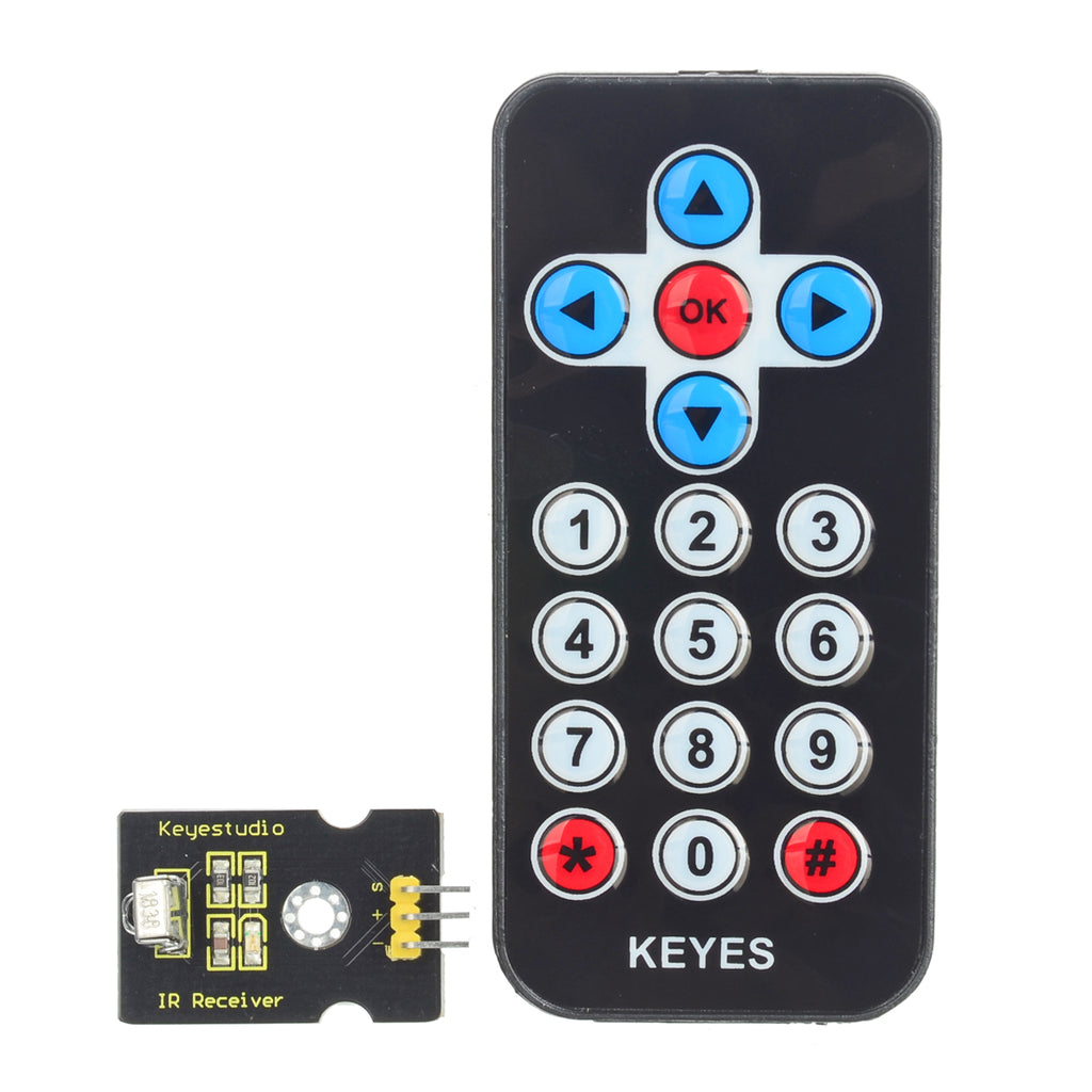 Keyestudio Infrared IR Wireless Remote Control Module Kit for Arduino ...