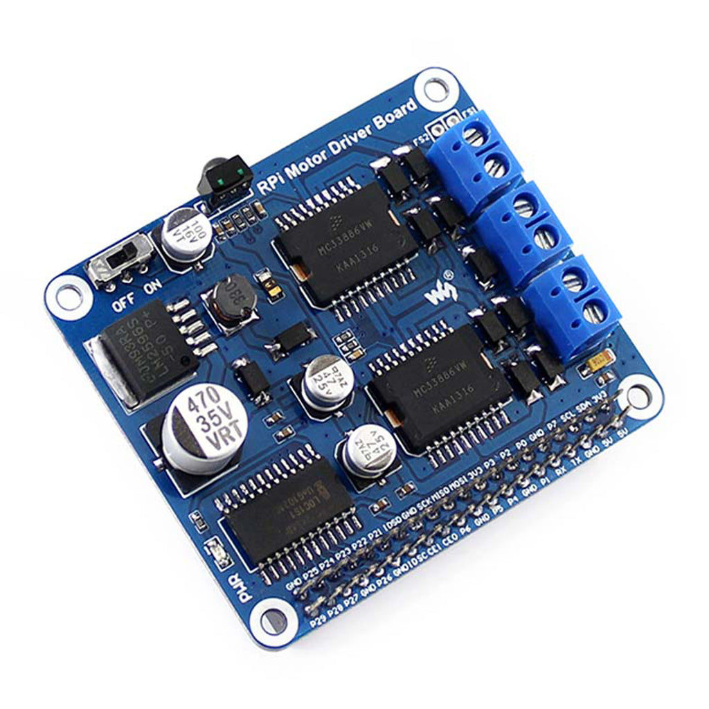 Waveshare MC33886 DC Motor / Stepper Motor Driver for Raspberry Pi – pfdeal