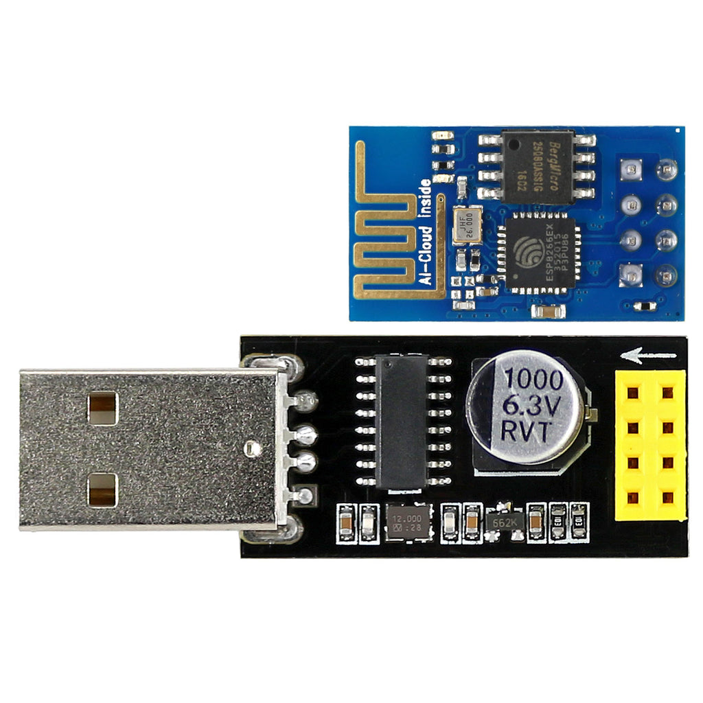OPEN-SMART USB to ESP-01 Adapter + ESP-01 ESP8266 Wi-Fi Module – pfdeal